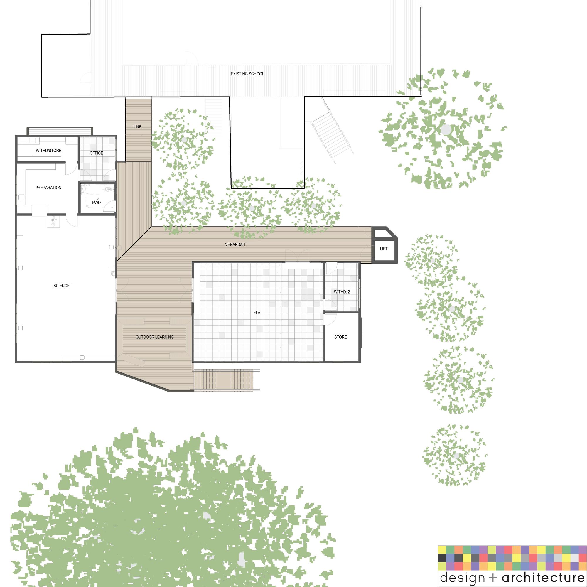 Kingsley College Treehouse Block - Education Snapshots
