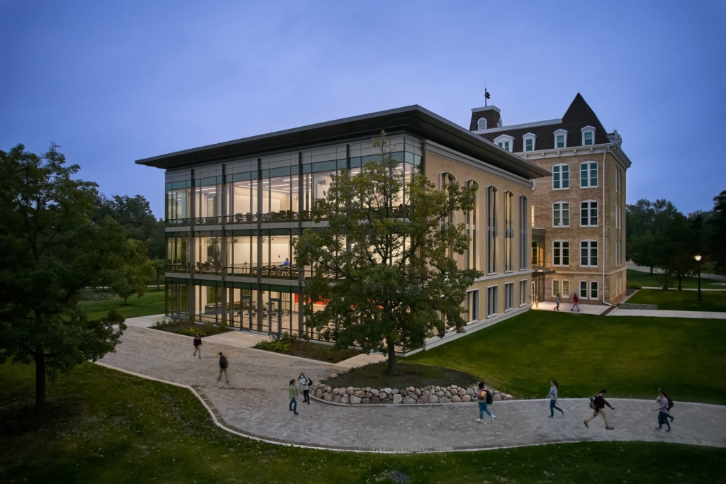 Lake Forest College - Brown Hall Academic Building - Education Snapshots