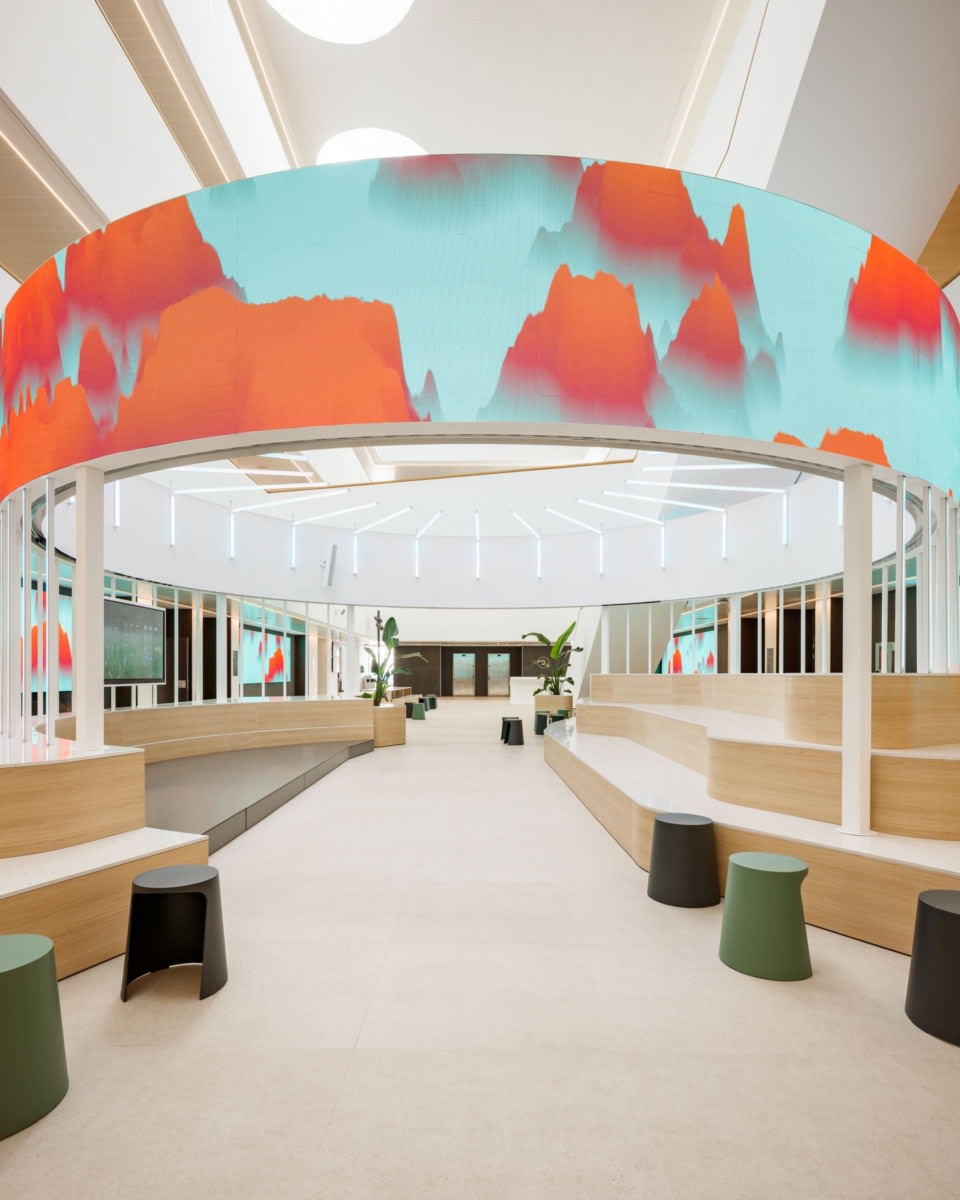 Atrium of Entertainment Science Campus in Madrid - Education Snapshots