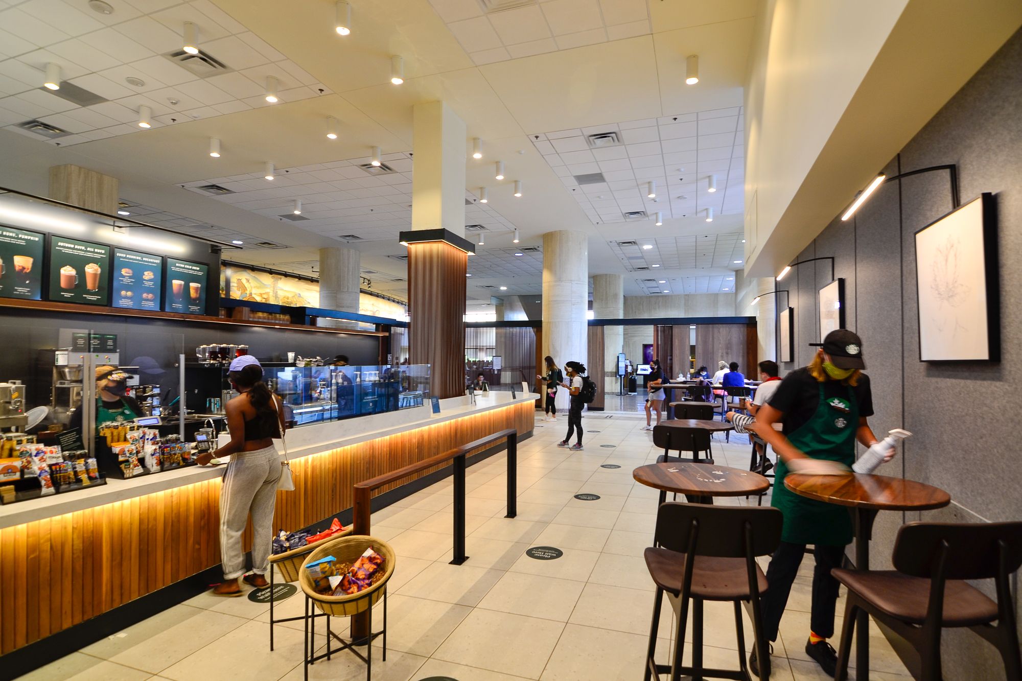 Texas State University - Alkek Library Starbucks Cafe - Education Snapshots