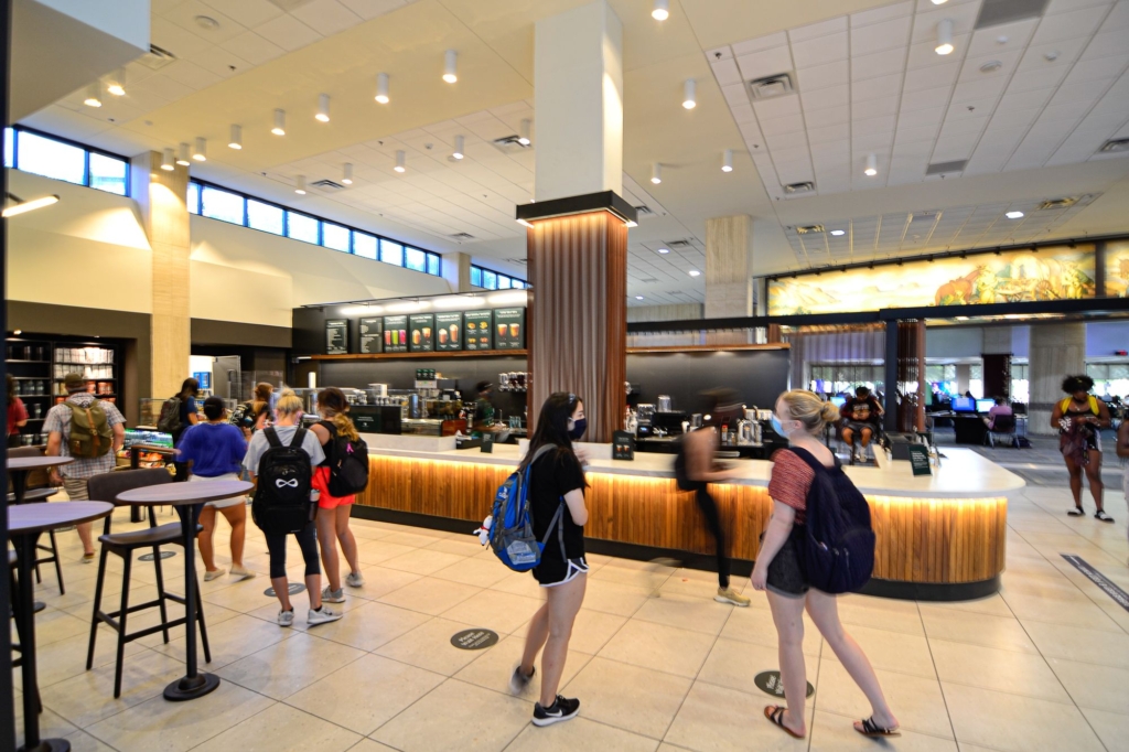 Texas State University - Alkek Library Starbucks Cafe - Education Snapshots