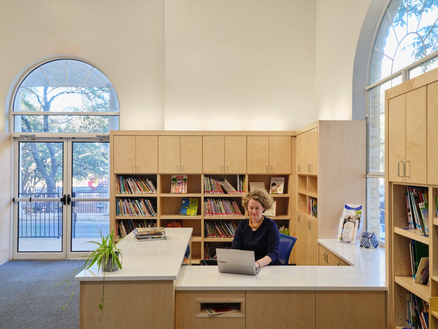 Austin International School Library Renovation - Education Snapshots