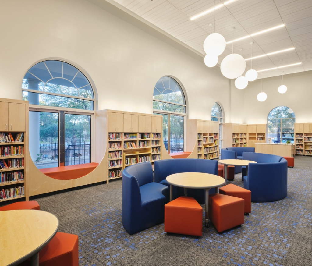 Austin International School Library Renovation - Education Snapshots