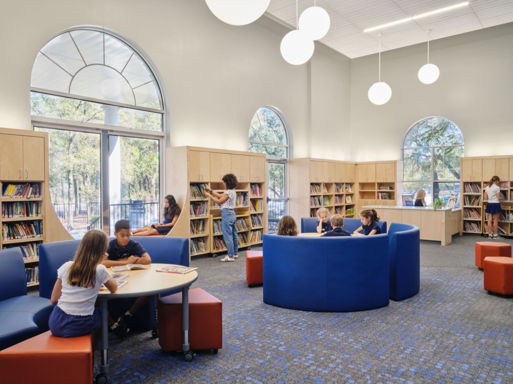 Austin International School Library Renovation - Education Snapshots