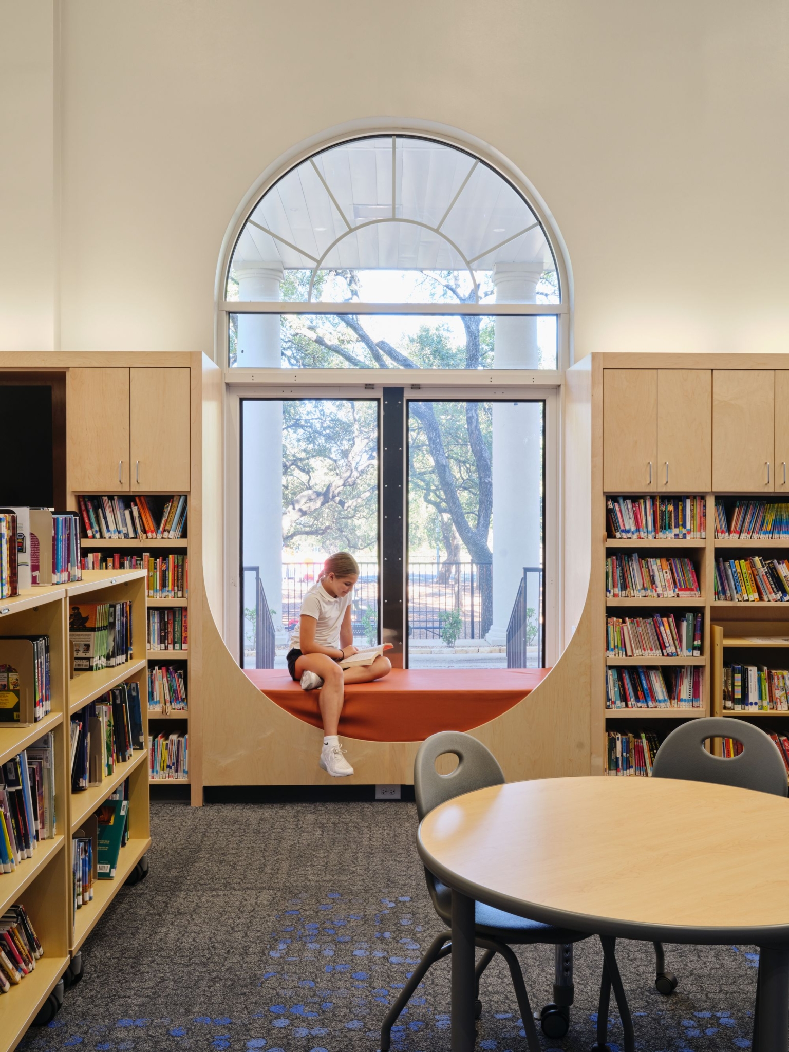 Austin International School Library Renovation - Education Snapshots