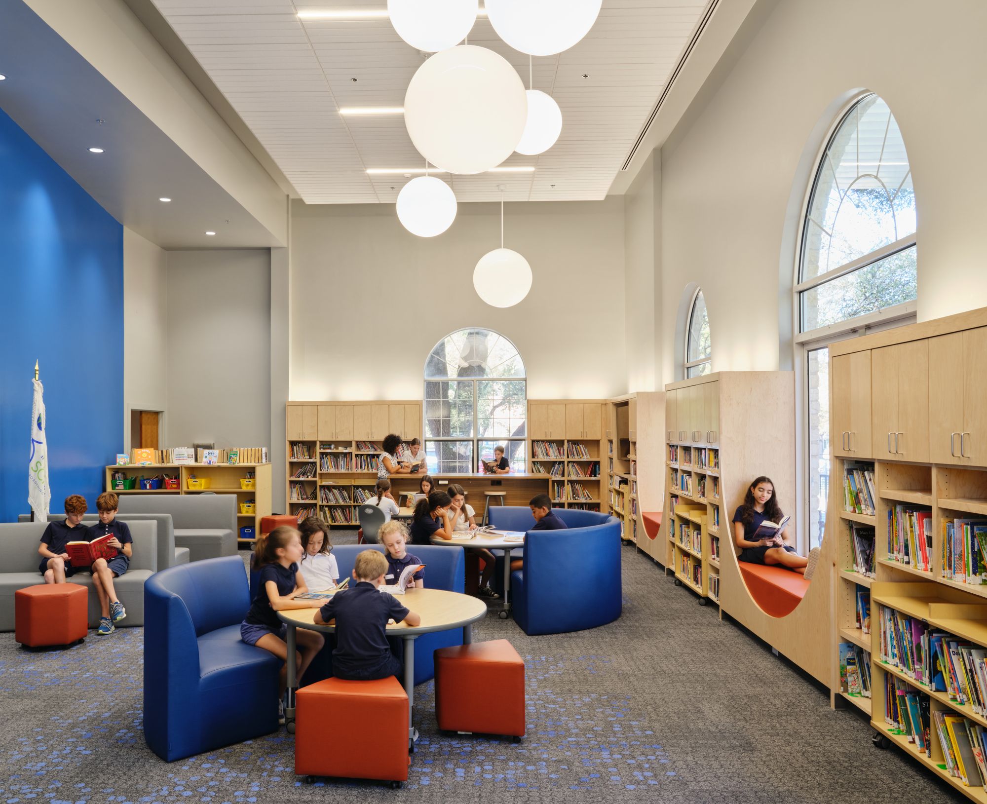 Austin International School Library Renovation - Education Snapshots