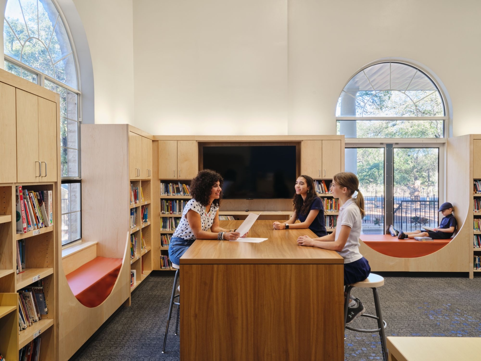 Austin International School Library Renovation - Education Snapshots