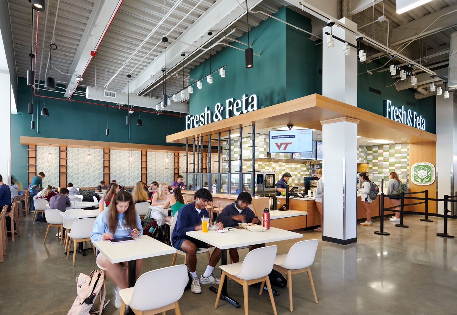 Virginia Tech - Hitt Hall Dining Facility - Education Snapshots
