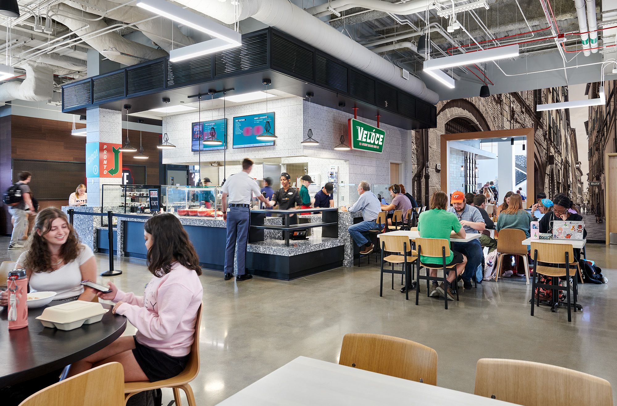 Virginia Tech - Hitt Hall Dining Facility - Education Snapshots