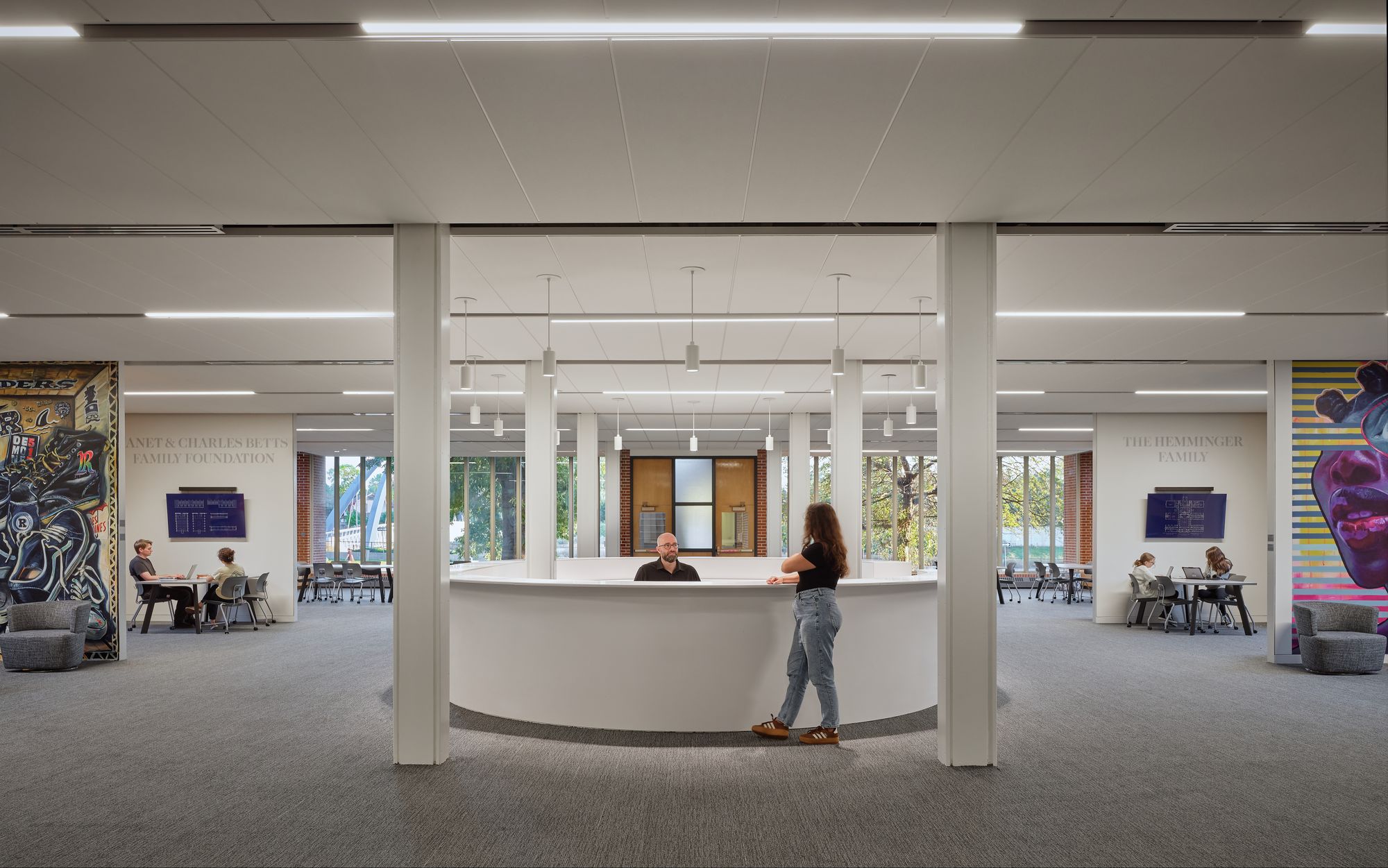 Theodore Roosevelt High School Library - Education Snapshots